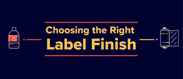 Label Finish Infographic - Resource Label Group