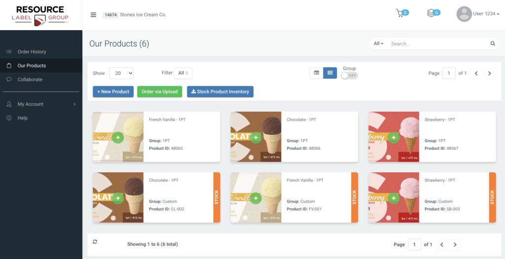 Ordering Made Fast | Resource Label Group